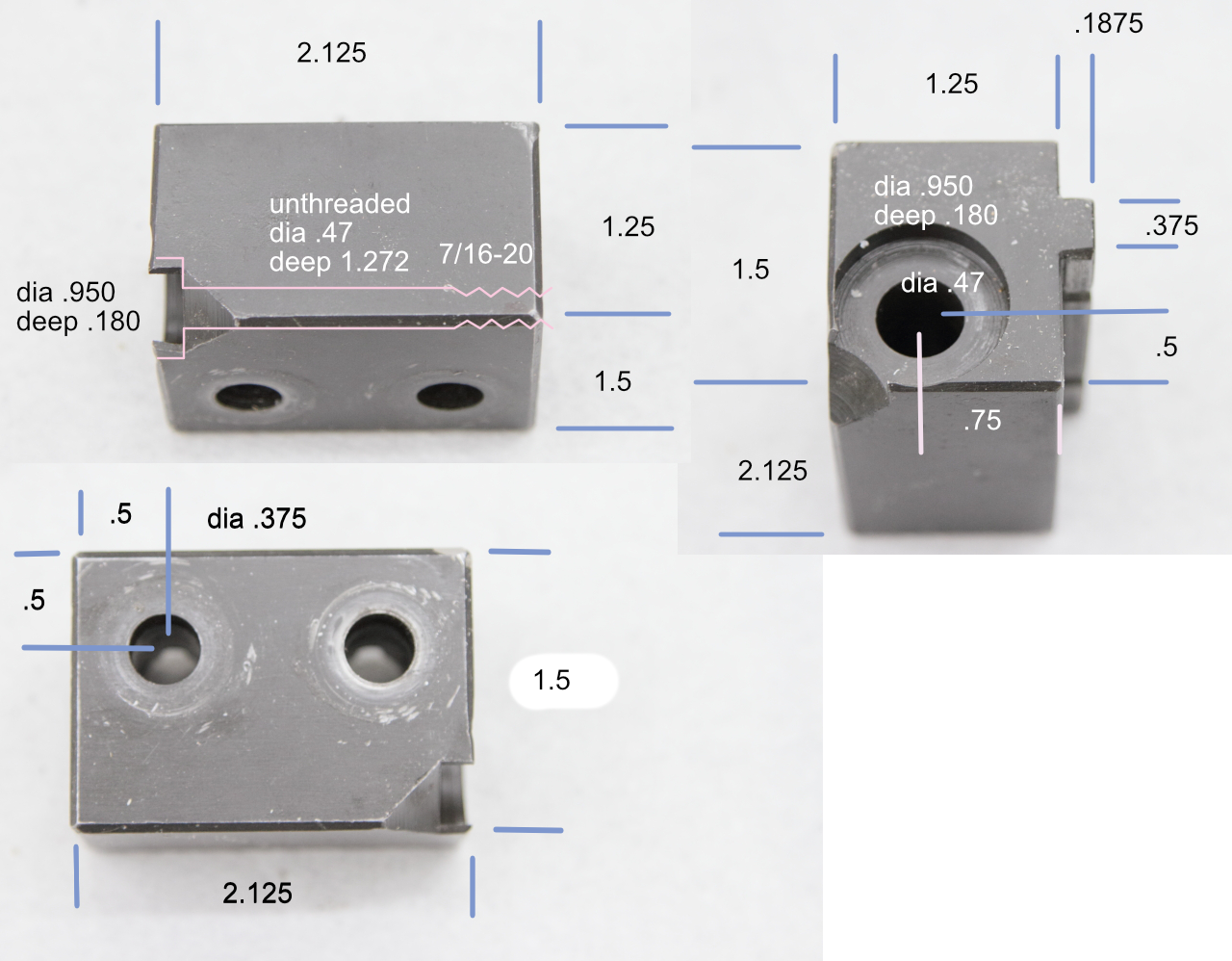 Table stop for Nichols Miller